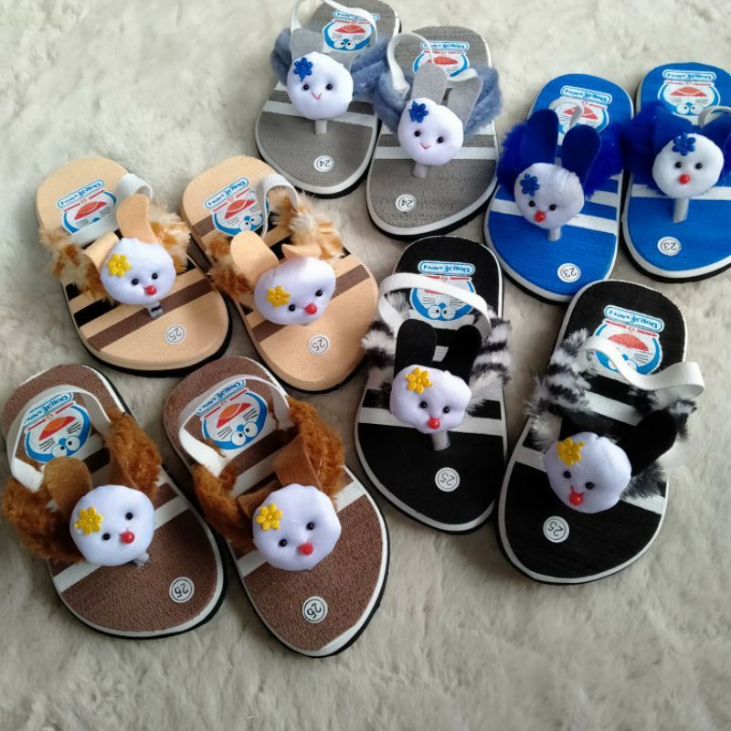 Jual Sandal Jepit Anak Bocil Lucu Imut Menggemaskan Variasi Warna ...