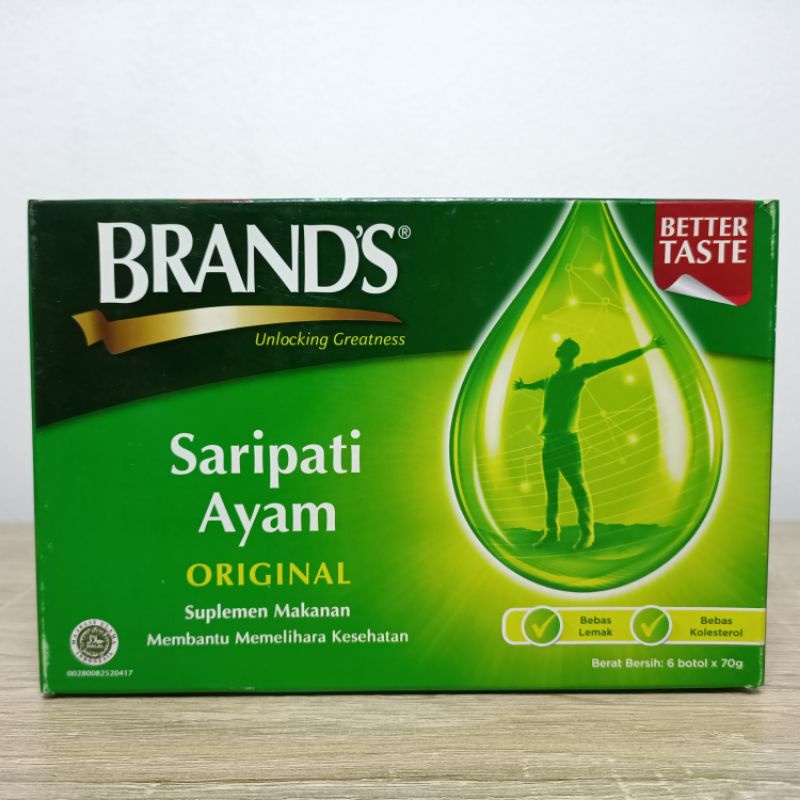 Jual BRAND'S Saripati Ayam Original 70 Gr isi 6 botol / 6 x 70g ...