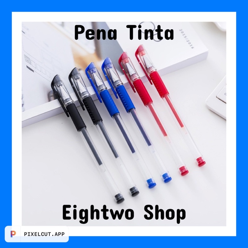 Jual EightwoShop-PULPEN GEL INK0.5Mm ALAT TULIS KANTOR SEKOLAH PENA PEN ...