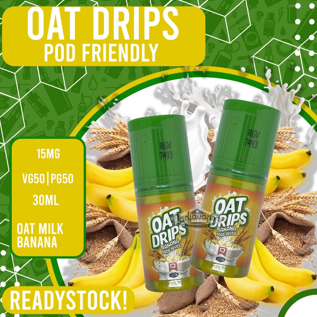 Jual PODS FRIENDLY OAT DRIPS V3 BANANA 30ML | Shopee Indonesia