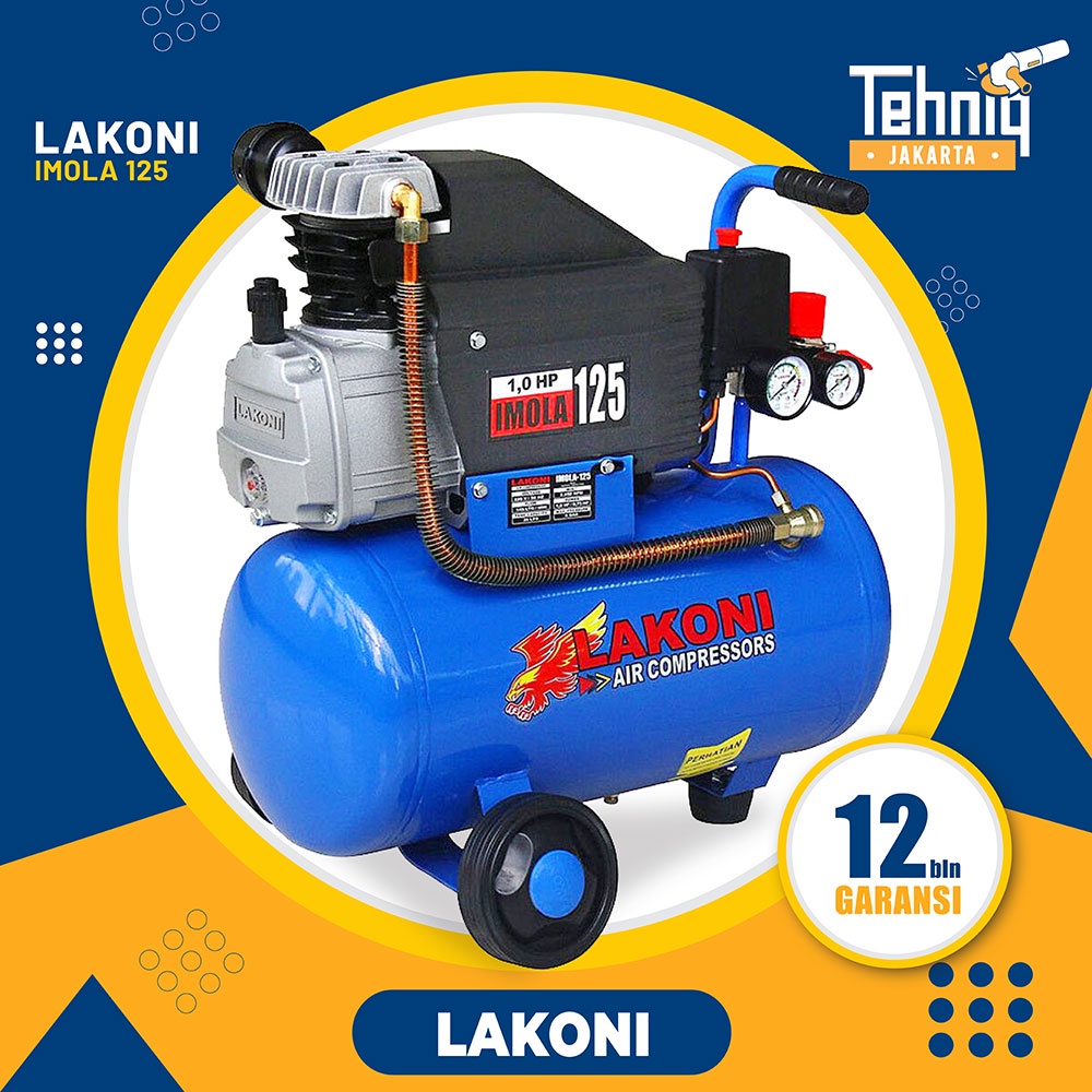 Jual Mesin Kompresor Angin Listrik LAKONI IMOLA 125 Direct Air ...
