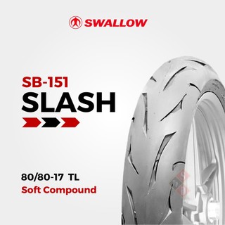 Jual Ban Motor Swallow 80/80-17 Slash SB-151 Soft Compound | Shopee ...