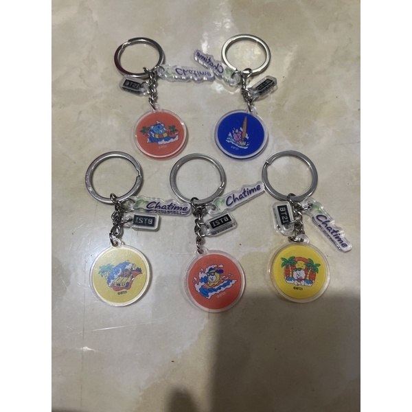 Jual CHATIME GANTUNGAN KUNCI BT21 BTS KEYCHAIN | Shopee Indonesia