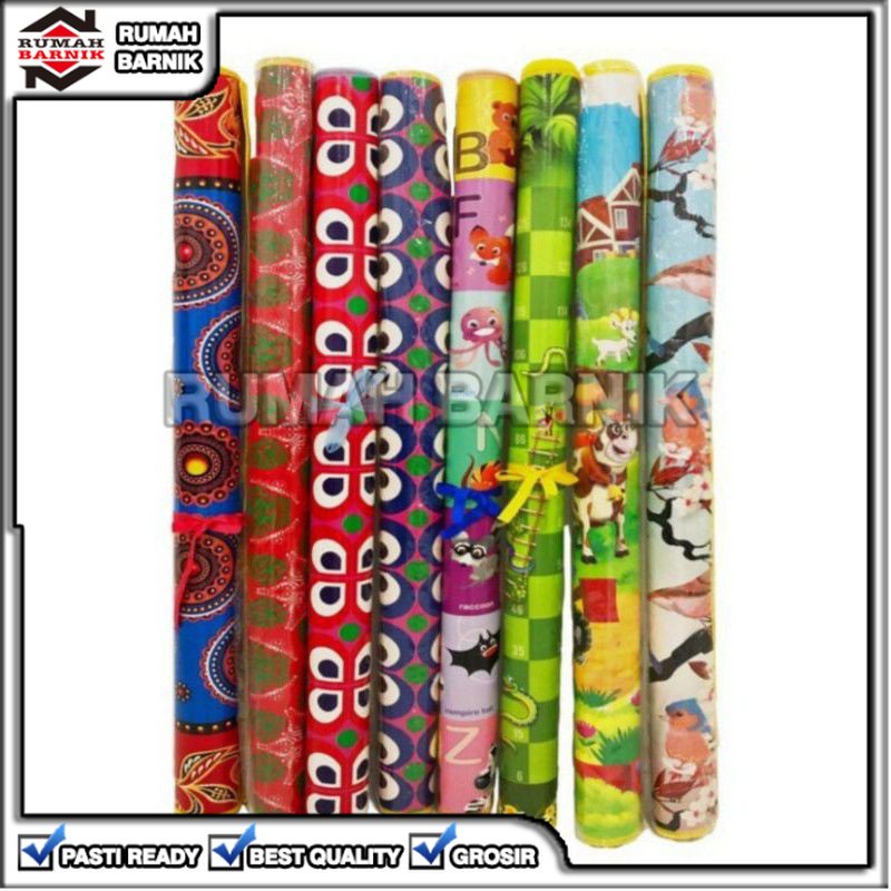 Jual [RB] TIKAR MOTIF 120X150CM KARTUN SPONS KARPET ALAS TAHAN AIR ...