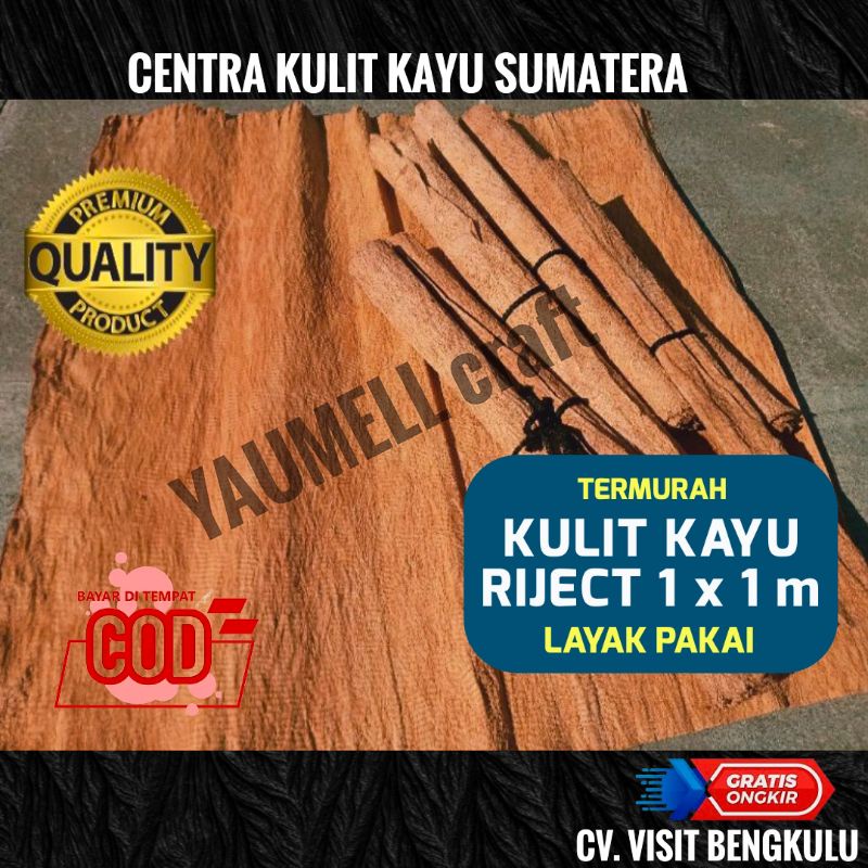 Jual KULIT KAYU LANTUNG SUPER (RIJECT) LEMBARAN / KULIT KAYU TERAP ...