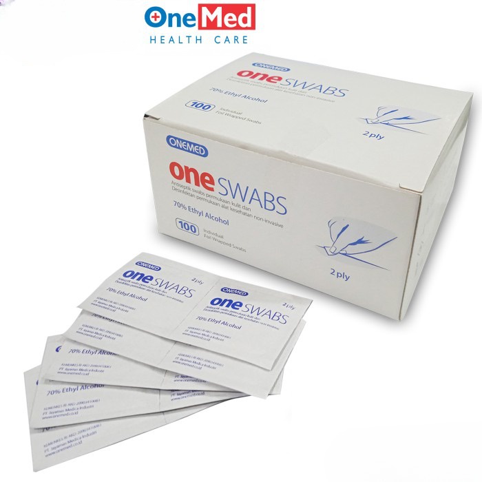 Jual Alcohol Swab - Alkohol Swab One Swabs Kapas Tisu Alkohol ...