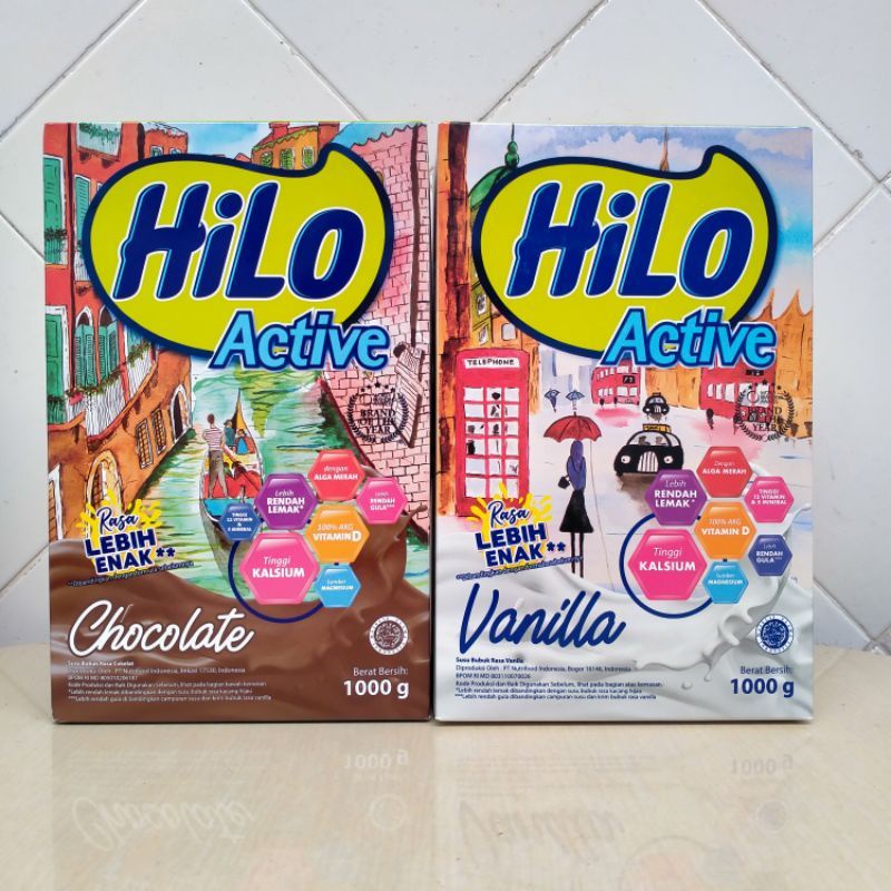 Jual Hilo Active 1000gram Hilo Active Coklat Hilo Active Vanila ...