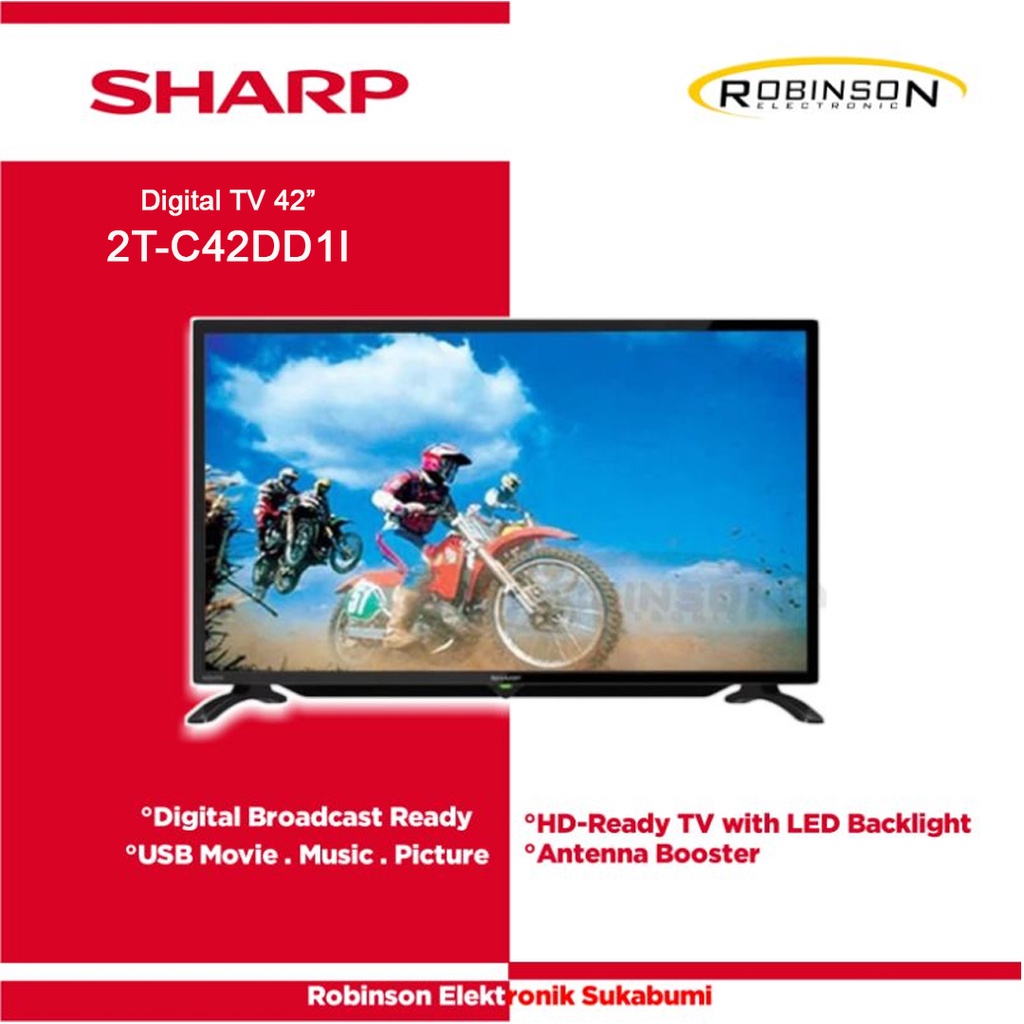 Jual LED TV Sharp 42Inch 2T-C42DD1I Digital TV | Shopee Indonesia Jual LED TV Sharp 42Inch 2T-C42DD1I Digital TV | Shopee Indonesia