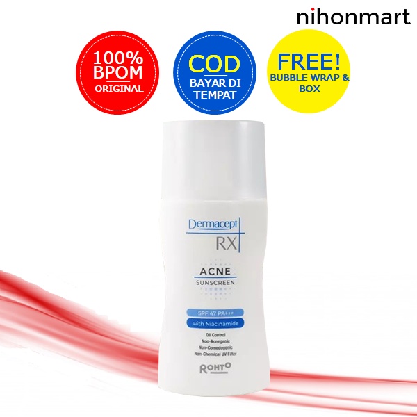 Jual Dermacept RX Acne Sunscreen (SPF 47) 50g | Shopee Indonesia