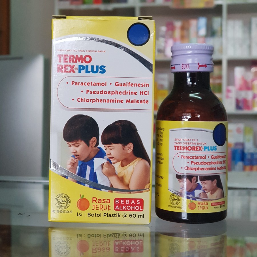 Jual Termorex Plus flu dan batuk anak anak 60 ml rasa jeruk | Shopee ...