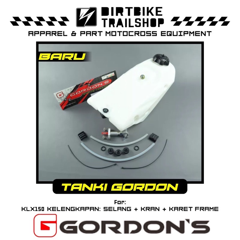 Jual TANGKI BODY GORDON KLX 150 PUTIH | Shopee Indonesia