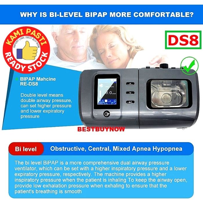 Jual Ni VENTILATOR, OLIVE DS8 BiPAP / BPAP, CPAP S,T,ST,APCV for EMERGENCY sangat cocok buat ...