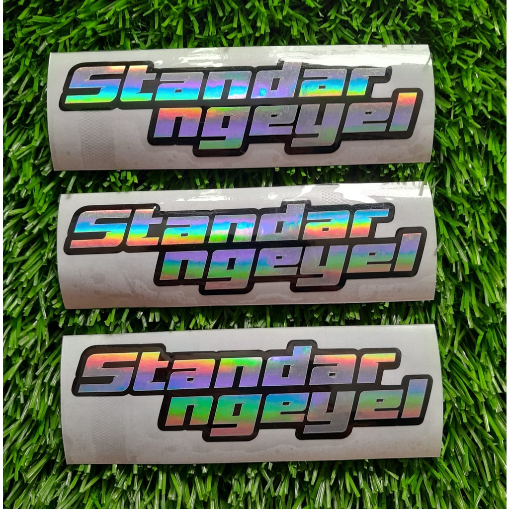 Jual stiker STANDAR NGEYEL sticker viral | Shopee Indonesia