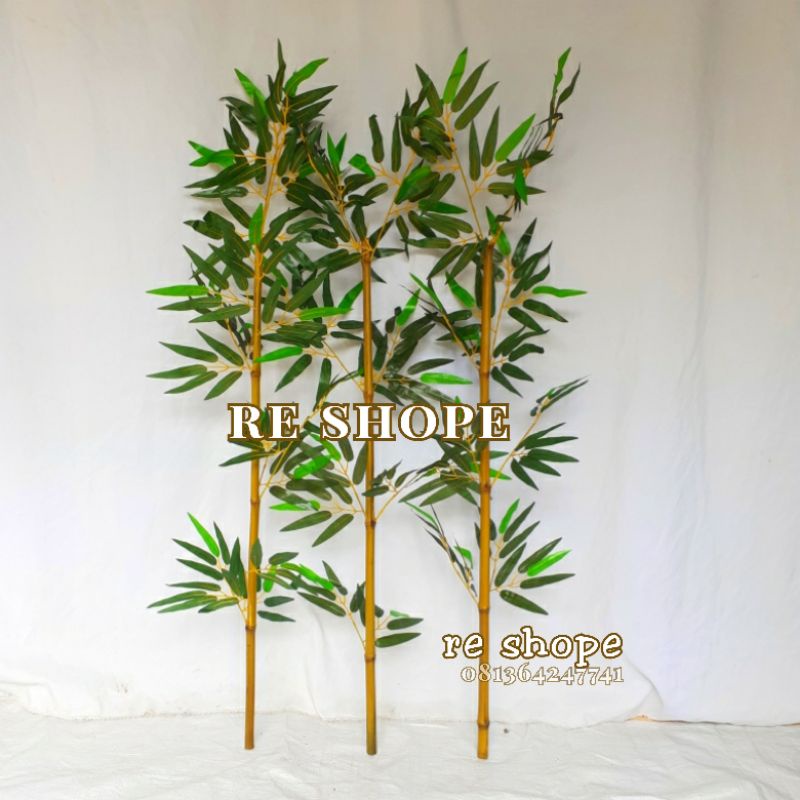 Jual batang partisi bambu tinggi 100cm bunga hias pohon bambu bunga ...