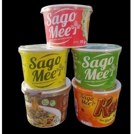 Jual SAGO MEE PAKET 5 CUP KOMPLIT (BISA PILIH VARIAN) SAGOMEE MIE ...