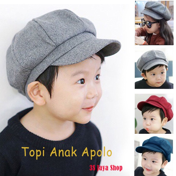 Jual Topi Polos Anak Laki laki Model Apolo , Topi Anak Apollo Perempuan ...