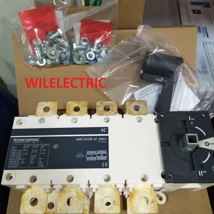 Jual SOCOMEC Handle COS change over switch 1 0 2 4P sircover 400A 400 A | Shopee Indonesia
