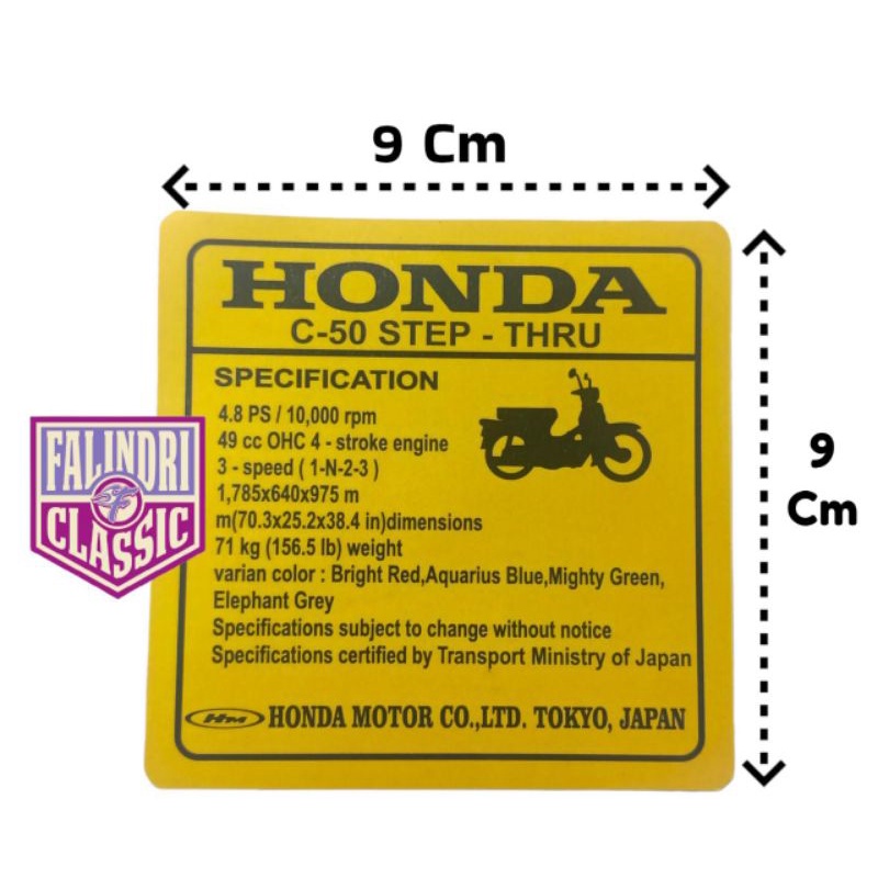 Jual sticker honda c50 pispot | Shopee Indonesia