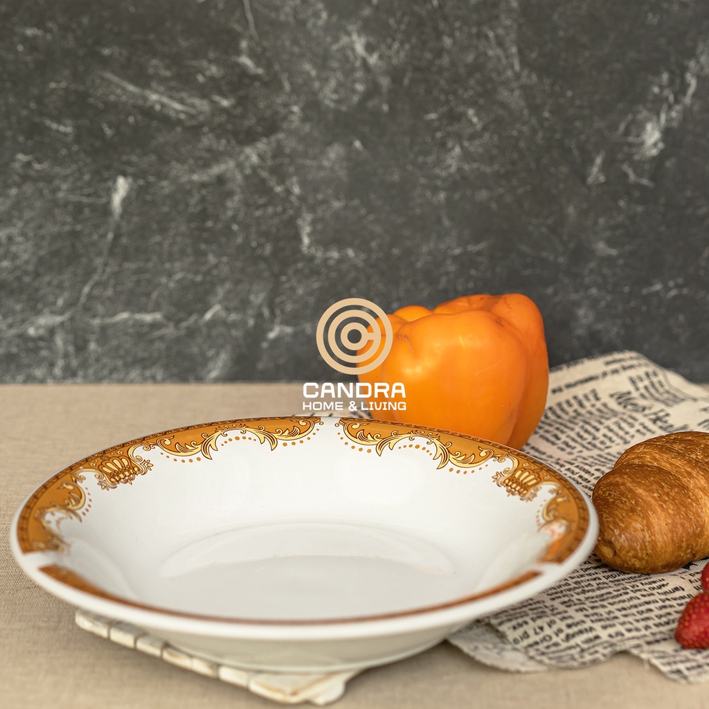 Jual Piring Makan/Piring Soup/Piring Omega Ukuran 7,5 Inch/ 18 cm Midas ...