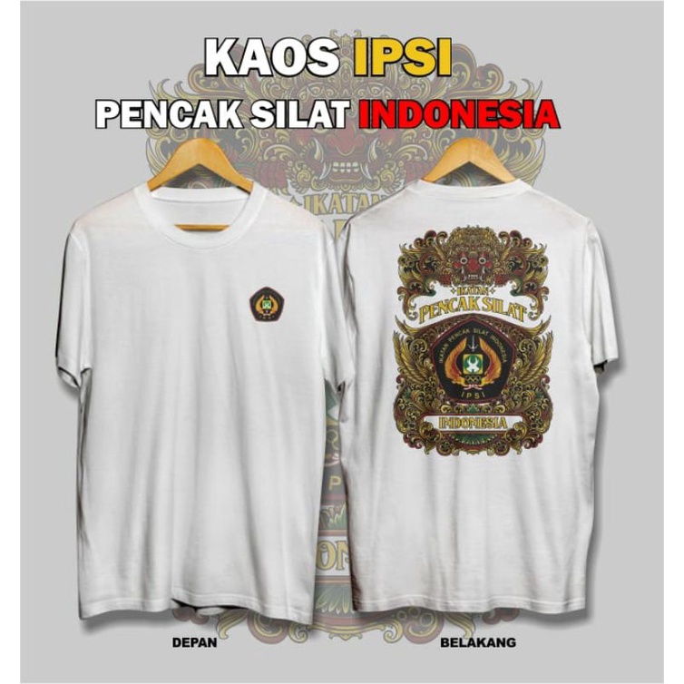 Jual KAOS DISTRO/KAOS IPSI/KOAS PENCAK SILAT INDONESIA/KAOS SABLON PLASTISOL | Shopee Indonesia