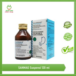 Jual SANMAG syrup sirup syr antasida 120ml 120 ml suspensi susp obat ...