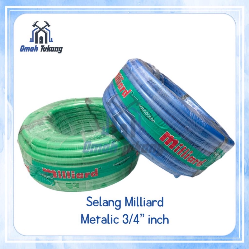 Jual SELANG AIR MILLIARD SUPERFLEX 3/4 INCH (HARGA PER 1 ROLL 50 Meter ...