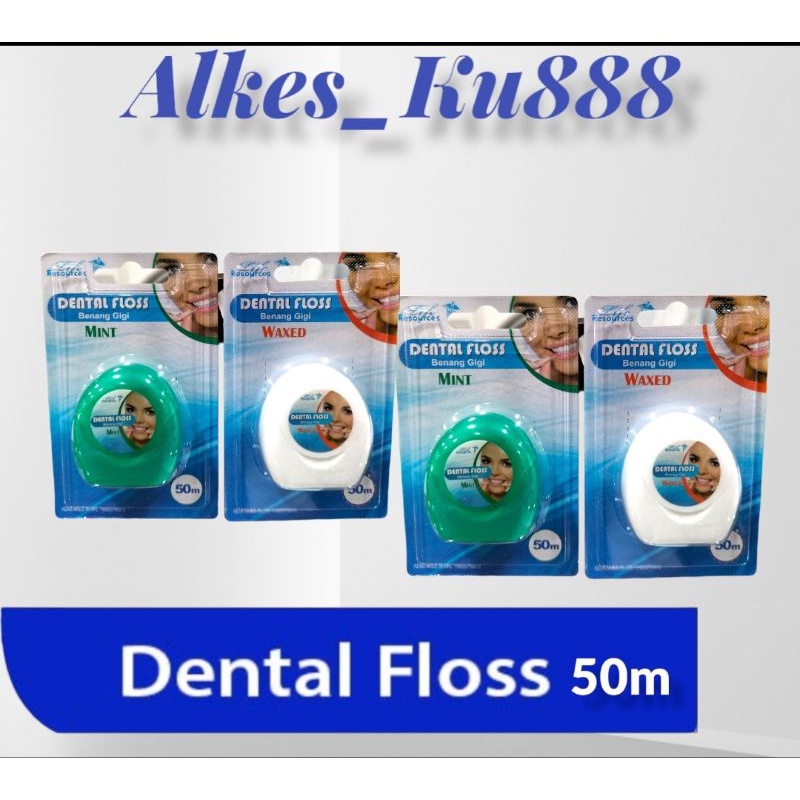 Jual Dental Floss Life Resources 50m/Benang Gigi | Shopee Indonesia