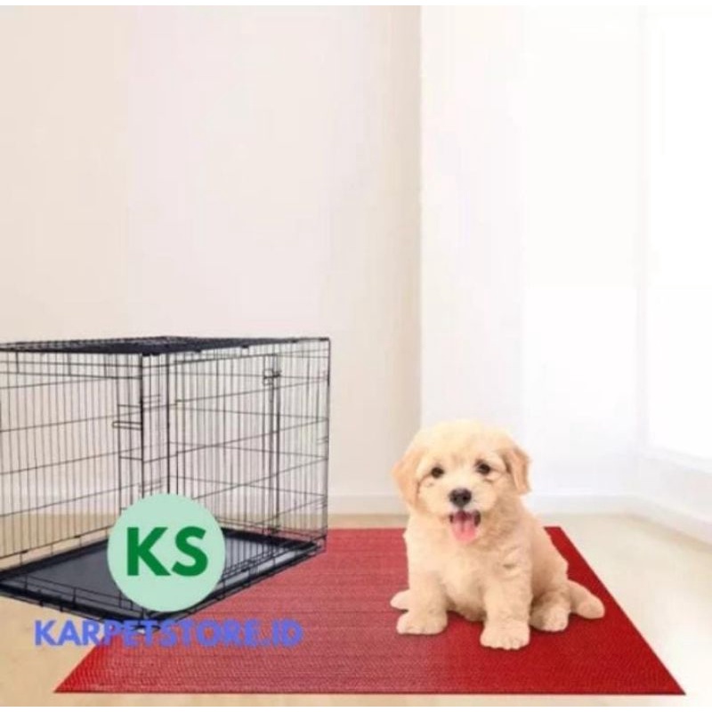 Jual KARPET ALAS KANDANG KUCING / ANJING 30 X 60 CM JARING | Shopee ...