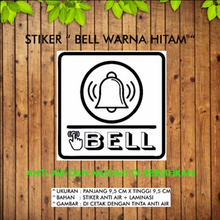 Jual Stiker Bell Rumah Stiker Tekan Bel Sticker Bell Silahkan Tekan Bel ...