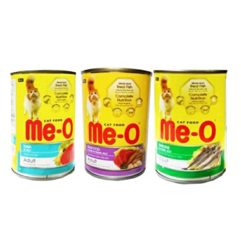 Jual Meo Kaleng 400gr Cat Food 400 gr Wet Food All Variant Seafood ...