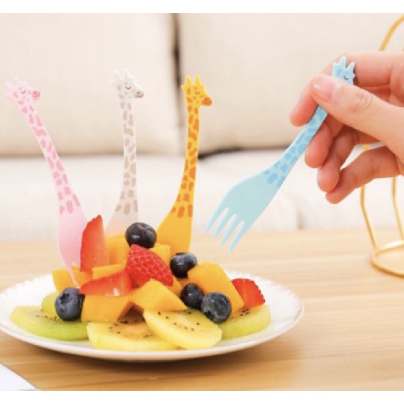 Jual Garpu Buah Jerapah Garpu Anak Lucu Bento Tools Alat Bento Anak ...