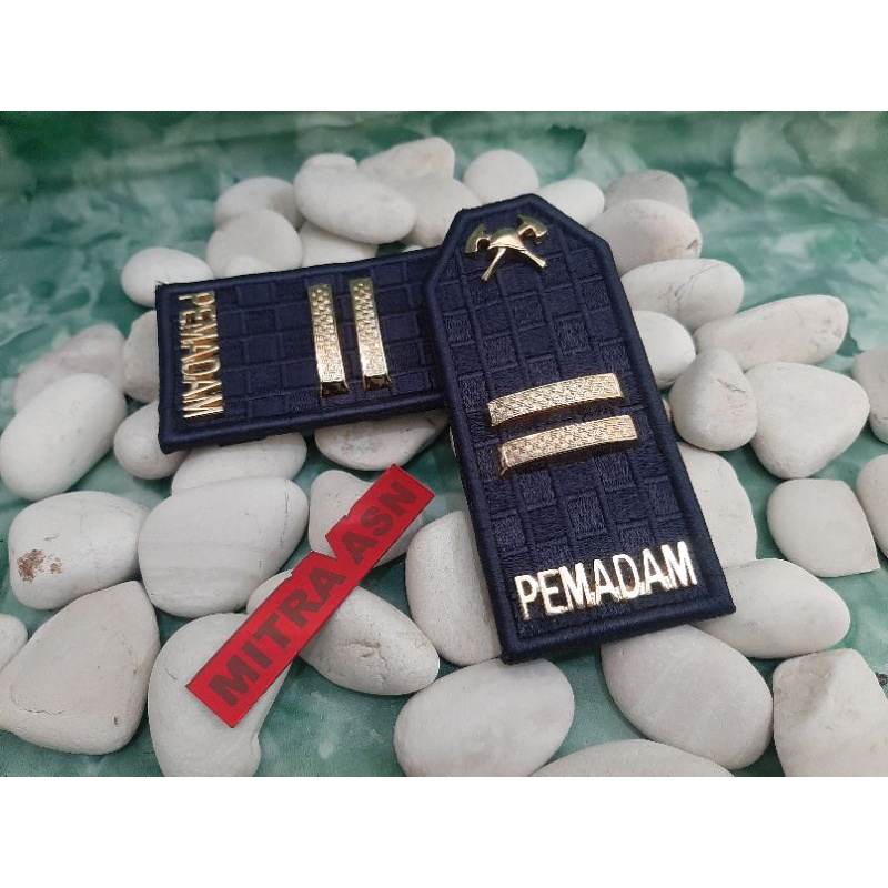 Jual Pangkat Pdu Pemadam Damkar 3B Kain Bordir | Shopee Indonesia