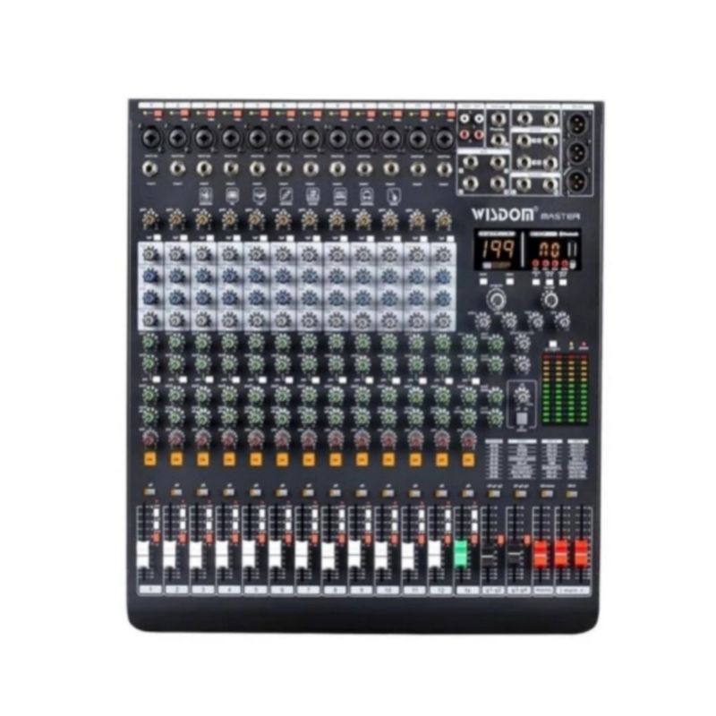 Jual Wisdom Master 12 Mixer AUDIO With Bluetooth dan Effect | Shopee ...