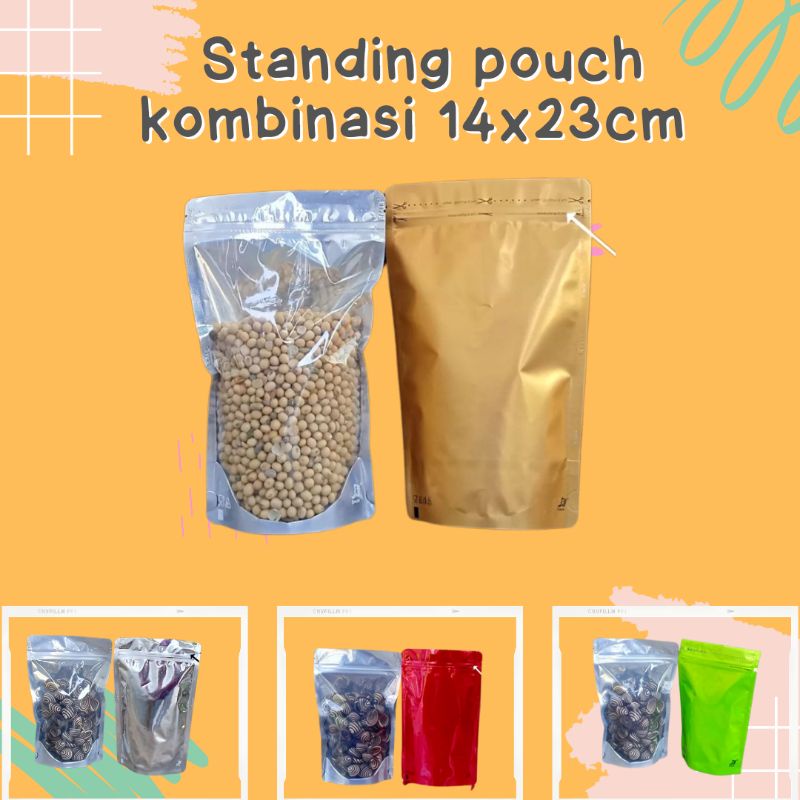 Jual Standing Pouch Kombinasi 500gr KPACK TRANSMETZ Kemasan kopi Snack ...