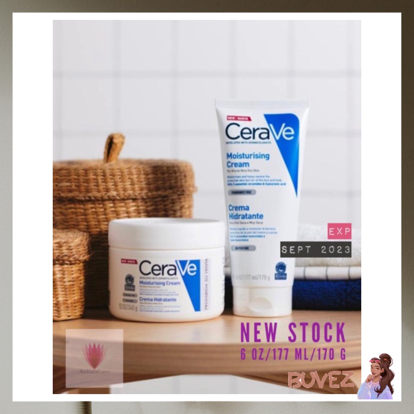 Jual CERAVE MOISTURIZING CREAM 16 OZ 453 G - 100 USA - 170 G QUALITY ...