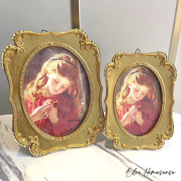 Jual Europe vintage photo frame figura bingkai foto mewah klasik gold ...