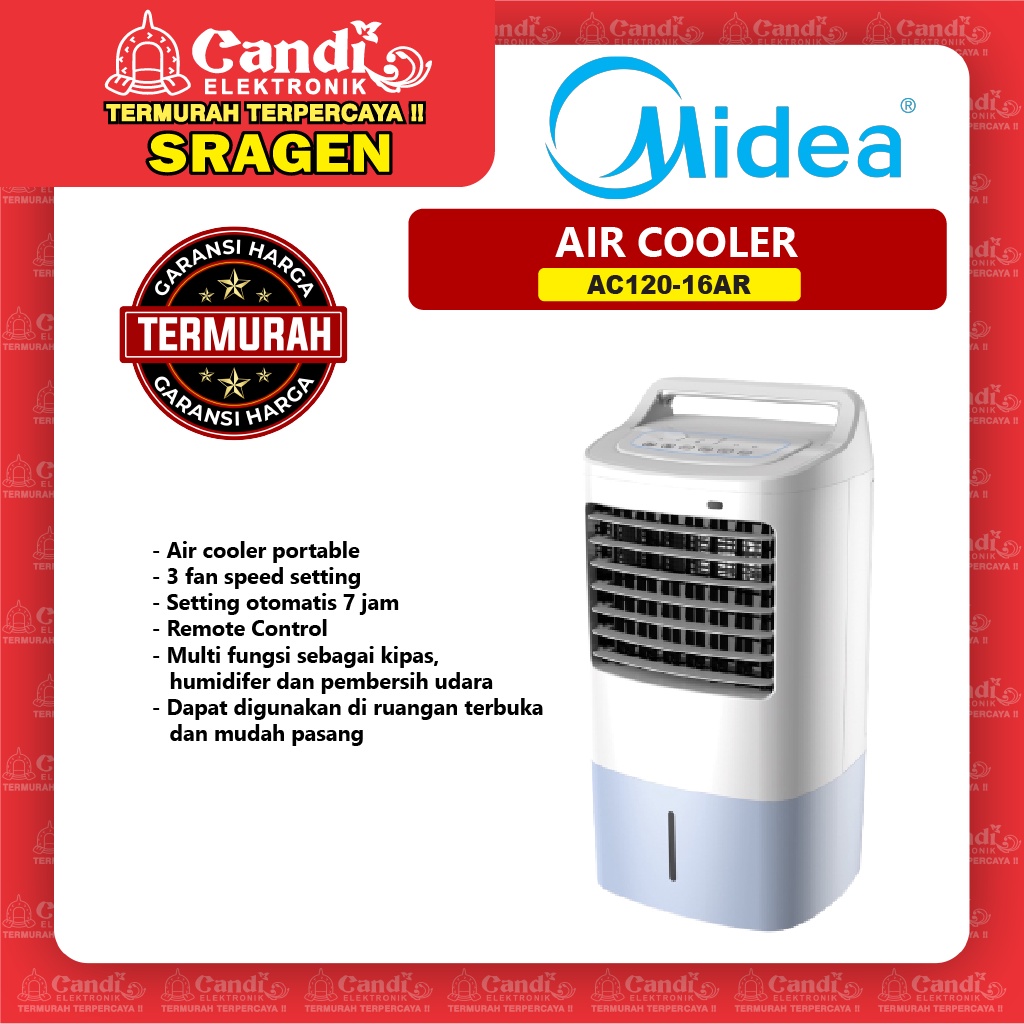 Jual MIDEA AIR COOLER AC120-16AR | Shopee Indonesia
