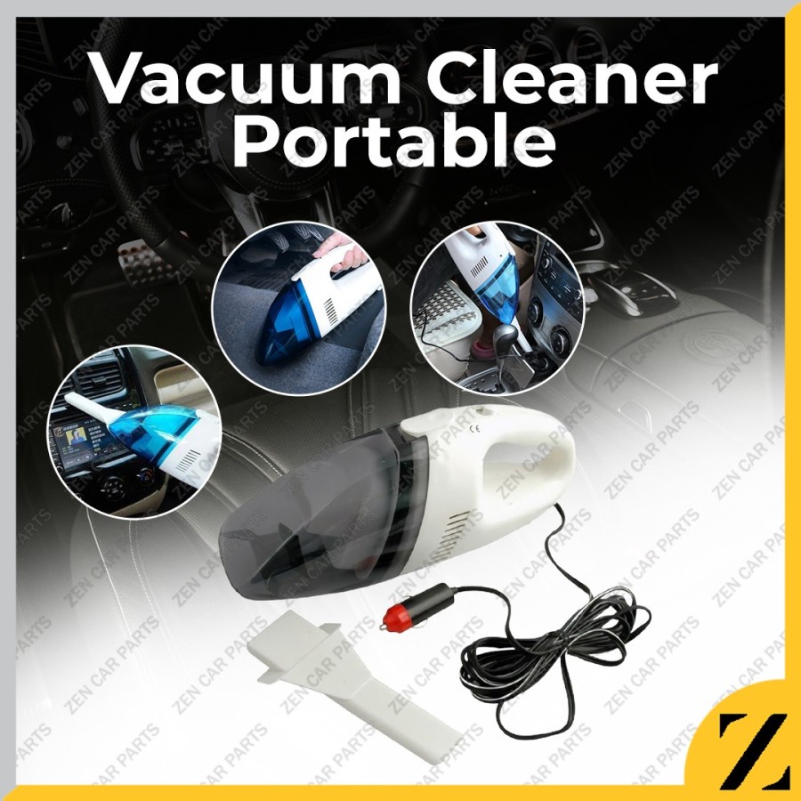 Jual Vakum Cleaner Mini Mobil - Portable Car Vacuum Cleane | Shopee ...