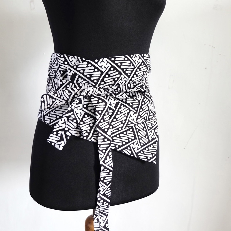 Jual Obi Belt Batik / Sabuk Batik Hitam | Shopee Indonesia