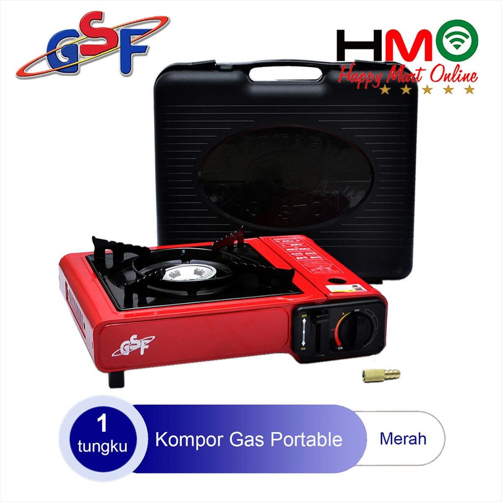 Jual Kompor Gas Portable GSF 1 Tungku Fungsi 2 in 1 Gas Kaleng / Gas ...