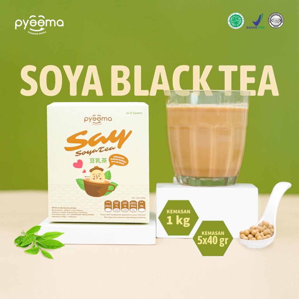 Jual SUSU KEDELAI BUBUK SAY SOYA BLACK TEA | MINUMAN BUBUK INSTANT ...