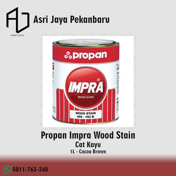Jual Cat Kayu PROPAN IMPRA WOOD STAIN WS-162 B - 1L - Cocoa Brown ...
