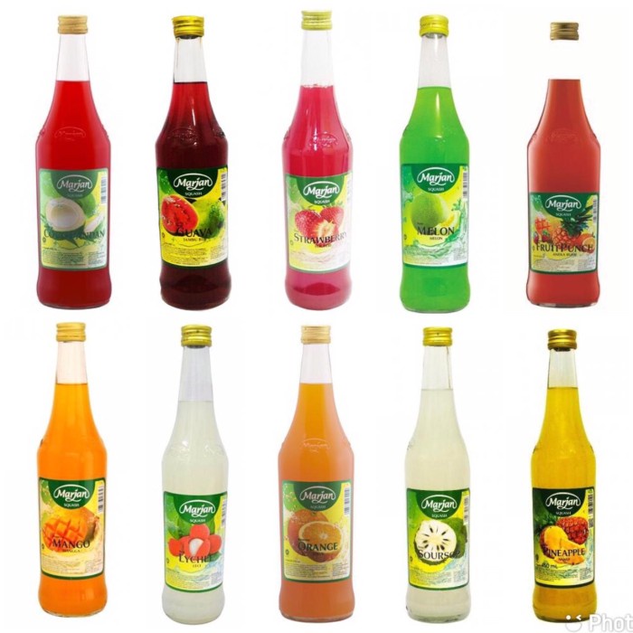 Jual Marjan squash btl 450ml ALL | Shopee Indonesia