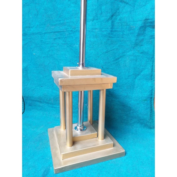 Jual tempat bendera 2023 warna gold. 1 lubang.lengkap + tiang. | Shopee ...