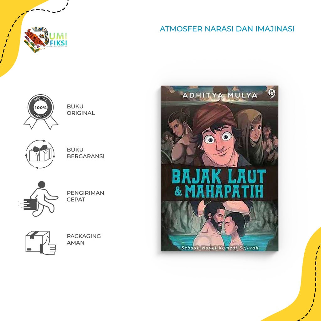 Jual Buku Novel Bajak Laut & Mahapatih - Gagas Media - Adhitya Mulya ...