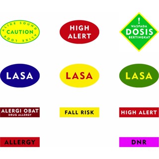 Jual Stiker Label Rumah Sakit / Pasien Apotik / Apotek / High Alert ...