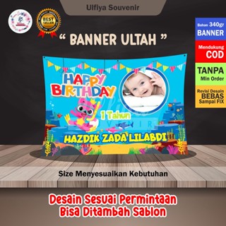 Jual Baner/Backdrop/MMT/Baliho Ultah Pesta Ulang Tahun Custom Sesuai ...