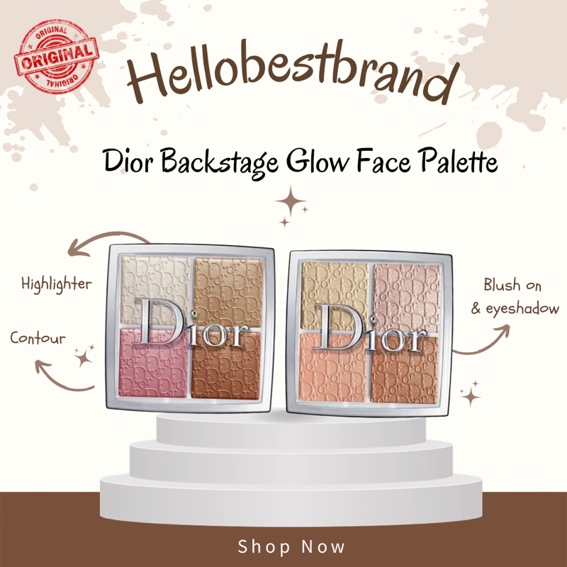Jual Dior Backstage Face Glow Palette | Shopee Indonesia