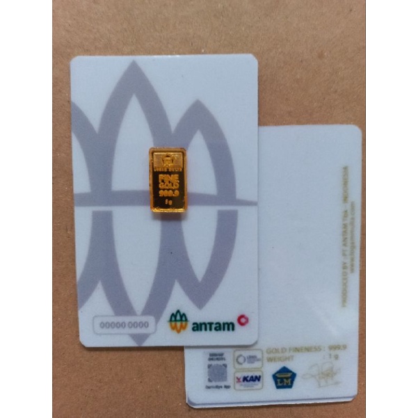 Jual Replika LM Antam/PVC Antam Card | Shopee Indonesia
