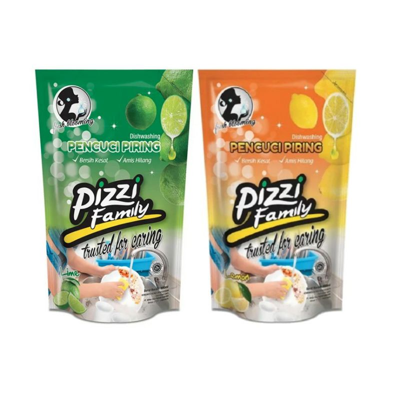 Jual PIZZI FAMILY DISHWASHING PENCUCI PIRING 760 ml | Shopee Indonesia